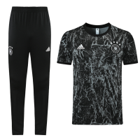 Germany Training Kit (Jersey+Pants) Black 2021/22 | MineJerseys