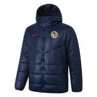 Club America Training Winter Jacket Navy 2021/22 | MineJerseys