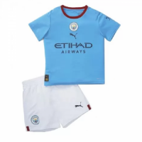 Manchester City Discount Kids Jersey Home Kit(Jersey+Shorts) Replica ...