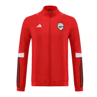 Arsenal Windbreaker Jacket Red 2023/24 | MineJerseys
