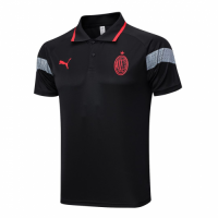 AC Milan Core Polo Shirt Black 2023/24 | MineJerseys
