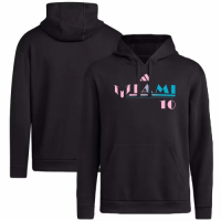 Inter Miami X Messi Hoodie Sweater Black 2023 | MineJerseys